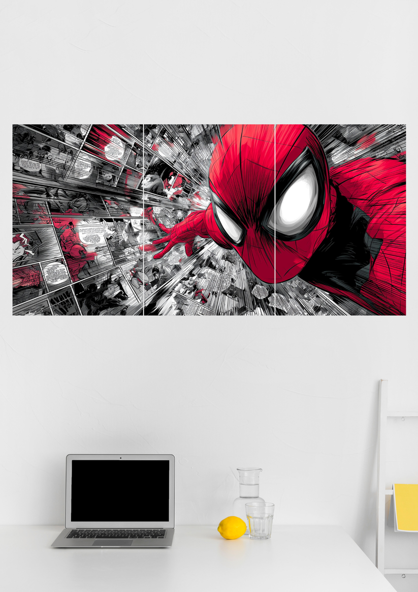 Spider-Man Split Poster – postermine